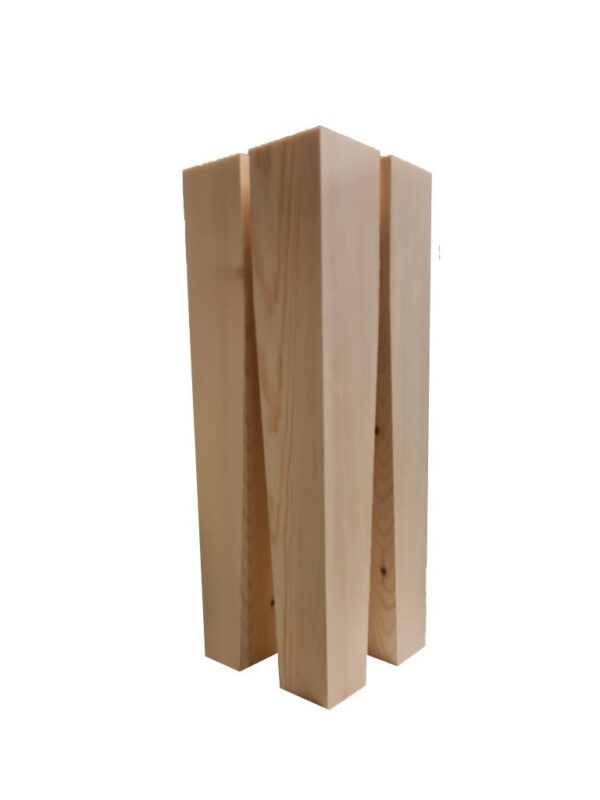 3" (69mm) Pine Tapered Coffee Table / Stool Legs - Richman UK ...